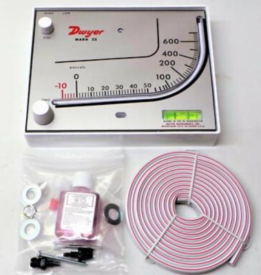 China Dwyer dwyeromega MARK II M-700PA ,Molded plastic manometer, range 10-0-700 Pa WITH red fluid for sale