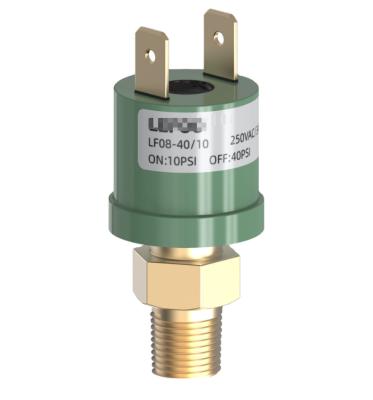 China LF08 HVAC IP67 SPDT Smart Pressure Switch 0.2~45bar Range Water Fan Compressor Protection Air Conditioning 250V for sale