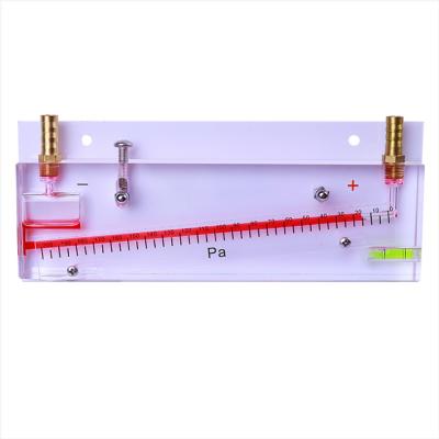 Cina Micro ingegneria propensa 196mm*84mm di protezione antincendio del manometro della metropolitana dell'olio rosso in vendita