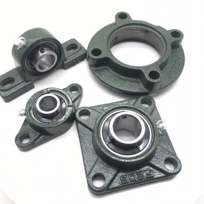 China Flange Mount Ball Bearing / Pillow Block Insert Bearing MU001 For Chemical Machinery for sale