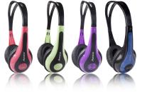 China Wired Educational Headphone For PC With Gun Mic for sale