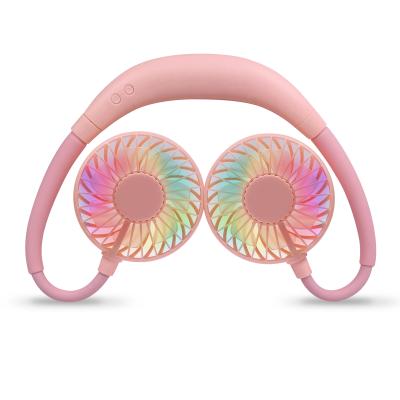 Cina Fan d'attaccatura portatile ricaricabile del collo di USB 360D 1.2w in vendita