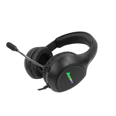 中国 102DBはMicのUSBによって導かれたライトが付いているコンピュータ ヘッドホーンをワイヤーで縛った 販売のため