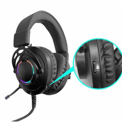 Cina la cuffia calda 2022 di gioco di rgb del nuovo modello di vendita per xbox, 30mW 102db USB ha fissato la cuffia di gioco con la luce del LED in vendita