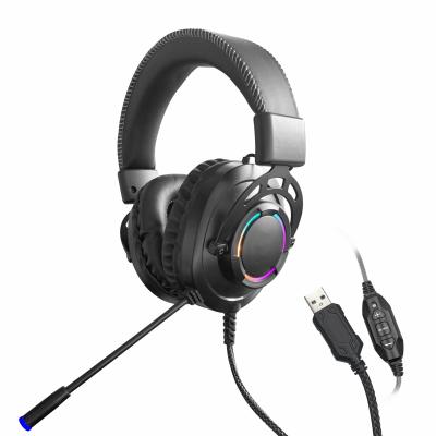 Cina la cuffia calda 2022 di gioco di rgb del nuovo modello di vendita per xbox, 30mW 102db USB ha fissato la cuffia di gioco con la luce del LED in vendita