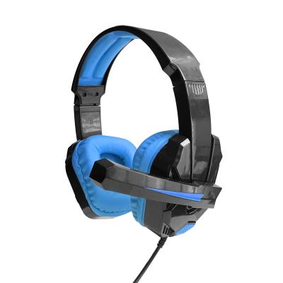 Cina Usb stereo delle cuffie di gioco di 3.5mm sopra la cuffia avricolare del computer metallica orecchio per il pc ps4 del xbox con la cuffia di gioco della luce di rgb in vendita