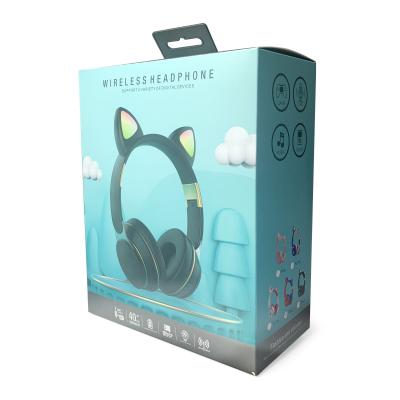 Cina Cuffia stereo senza fili portatile Bluetooth Cat Ear Earphones in vendita
