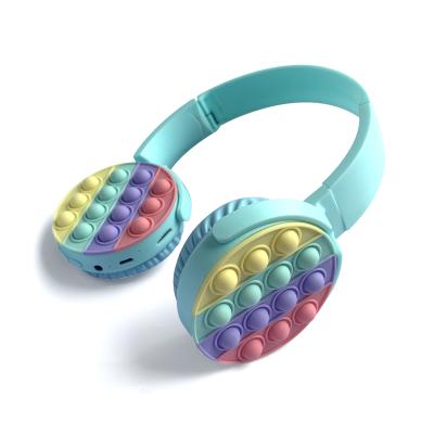Cina schiocco senza fili Toy Colorful Lovely Headset Girls del silicone delle cuffie di 12m Bluetooth in vendita