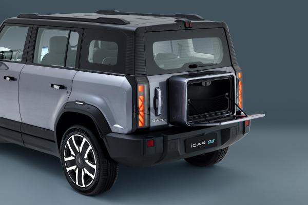 Quality Icar 03 Chery Electric Car 5 Door 5 Seater SUV Fast Charging 0.5 Hours for sale