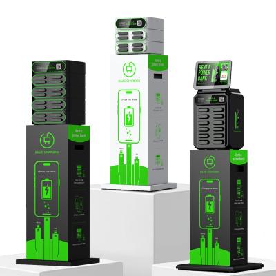 China Best Sellers 2025 Small Stacker Mobile Power Rental Station with Shelf Mobile Phone Shared Charging Cabinet Collection for sale