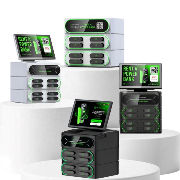 Quality Bajie Mobile Power Charging Station with Screen Self-service Vending Machine Easy to Rent and Return Suitable for Commercial for sale