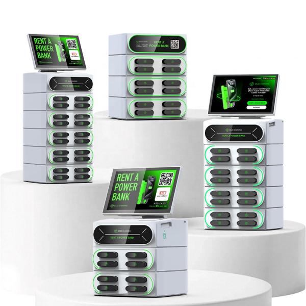 Quality Bajie Charging NFC Payment Mobile Phone Vending Machines Terminal Shared Power Bank Charging Station Suitable for Shopping Malls for sale