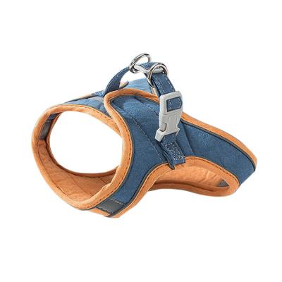 China Lovely Adjustable Pet Harness Soft Nylon Mesh Reflective Cat Harness Leash Set for sale