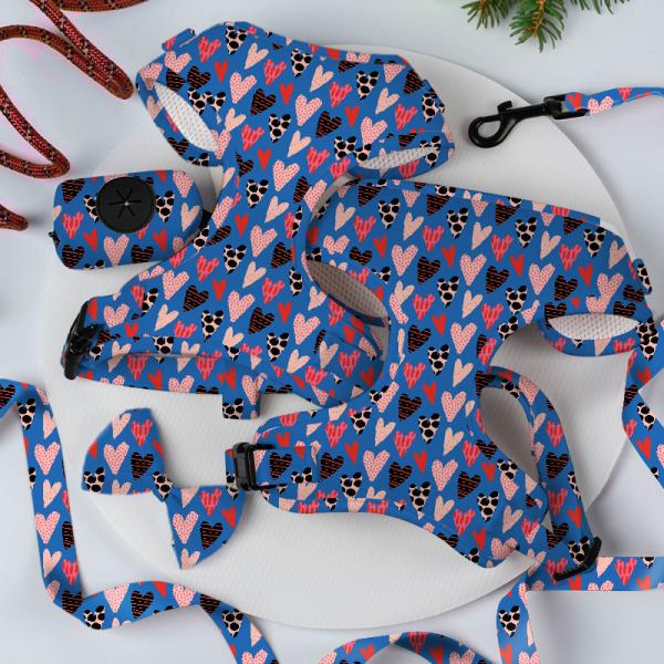 Quality Neoprene Breathable Dog Walking Kit Flora Puppy Leashes Harnesses for sale