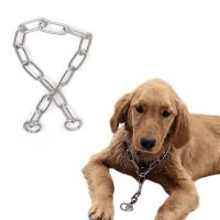China Heavy Duty Iron Dog Choke Chain Collar 3.0mm 50cm for Training and Walking for sale