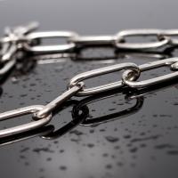 China Heavy Duty Iron Dog Choke Chain Collar 3.0mm 50cm for Training and Walking for sale