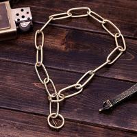 China Heavy Duty Iron Dog Choke Chain Collar 3.0mm 50cm for Training and Walking for sale