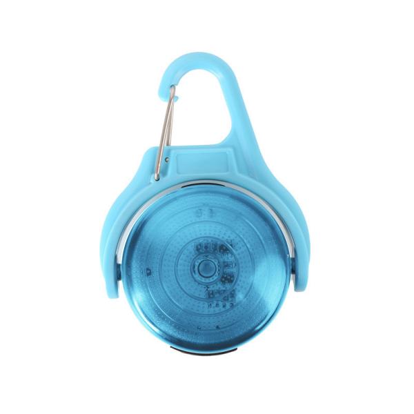 Quality White Blue Green Silicone Flashing Dog Collar Tag Floral Dog Identity Tags for sale