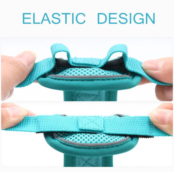 Quality Polyester Reflective Pet Vest 1.5m Traction Leash Blue Dog Harness for sale