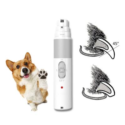 China Stil automatische kat nagel knipper USB opladen poot trimmer voor kleine dieren Te koop