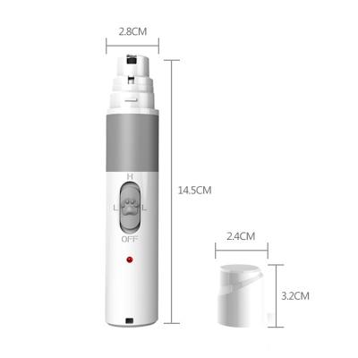 China Stil automatische kat nagel knipper USB opladen poot trimmer voor kleine dieren Te koop