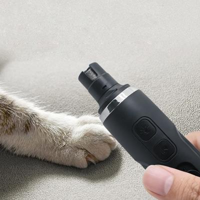 Cina USB nero carica elettrica per cani taglia unghie LED elettrico per animali da compagnia taglia unghie in vendita