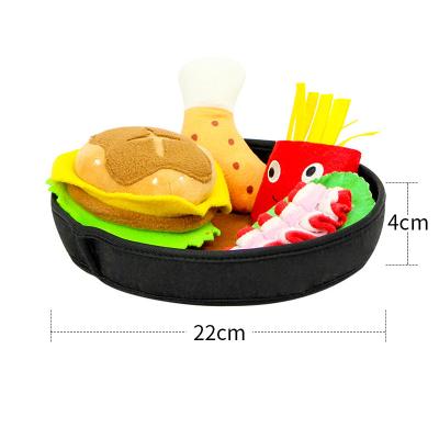 Cina Migliora il tempo di gioco del tuo animale domestico con 2022 Dog Breakfast Toy Interactive Plush Hide Seek Tooth Cleaning Dog IQ Intelligent Toy in vendita