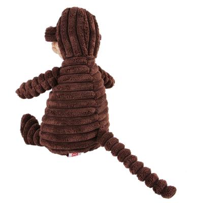 Cina Giocattoli per animali domestici per giochi in interno Giocattoli per cani in pelo corduroy Forma animale Plumino scricchiolante resistente al morso di masticazione in vendita