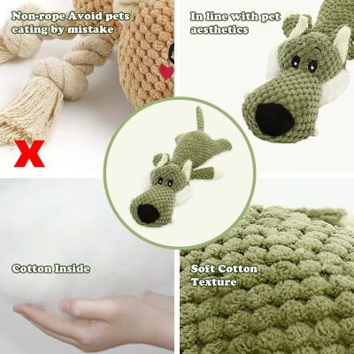 Cina Gioco per cani velluto giocattolo morbido e stridente per masticare per cani interattivo giocattolo molare in vendita