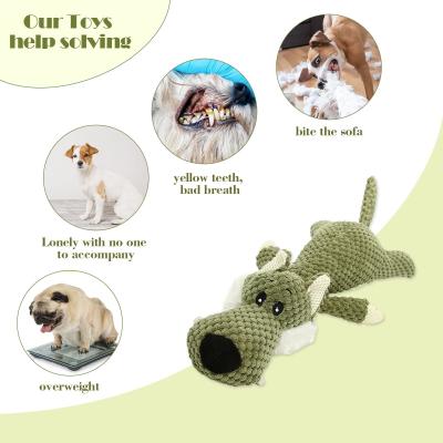 Cina Gioco per cani velluto giocattolo morbido e stridente per masticare per cani interattivo giocattolo molare in vendita