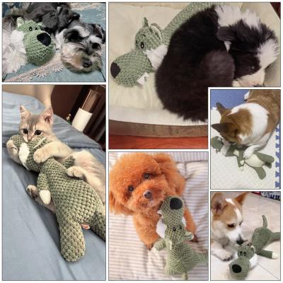 Cina Gioco per cani velluto giocattolo morbido e stridente per masticare per cani interattivo giocattolo molare in vendita