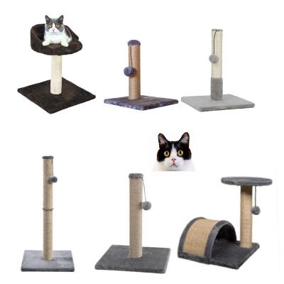 China OEM/ODM Modern Luxury Cat Toys Wood Flower Cat Tree Parts Cat Climbing Tree Tower House for Rest Place for sale