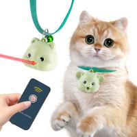 China LED Cat Collar Toy with Remote Control Rechargeable Interactive Pet Toy 300mm for sale