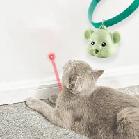 China LED Cat Collar Toy with Remote Control Rechargeable Interactive Pet Toy 300mm for sale