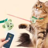 China LED Cat Collar Toy with Remote Control Rechargeable Interactive Pet Toy 300mm for sale