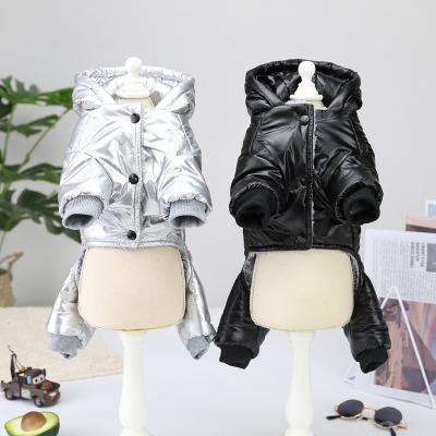 Cina Abbigliamento per animali essenziali Giacca invernale imbottita per piccoli cani Cappotto a quattro zampe in vendita
