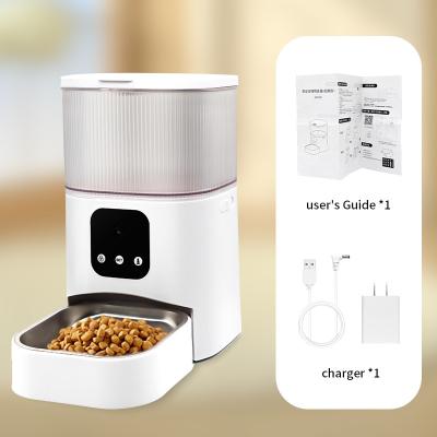 China Mobile App Remote Control Cat Feeder 300ml Wifi Cat Food Dispenser for sale