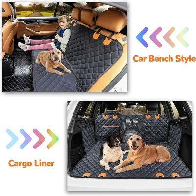 Cina Matto per sedile posteriore di auto in tessuto di Oxford impermeabile cuscino per animali domestici copertura di deposito tasche materiale in vendita