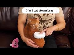 Remover pêlos de animais de estimação Escova de vapor Pescador de limpeza 3 em 1 Porta-cartas Comb Desfluffings Combs de gato