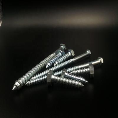 China Handan Manufacturer High Quality HDG Hexagonal Head Wood Screw Tree Screw for sale