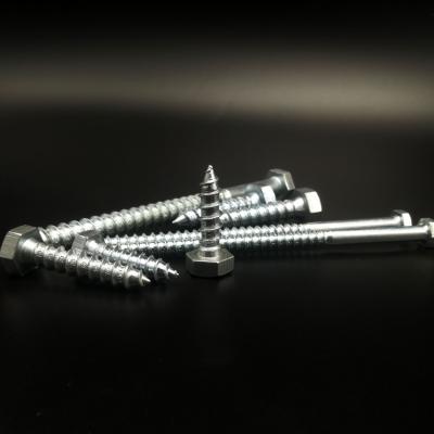 China HEX HEAD LAG Wood screw of Standard DIN571 galvanized Wood Screw for sale
