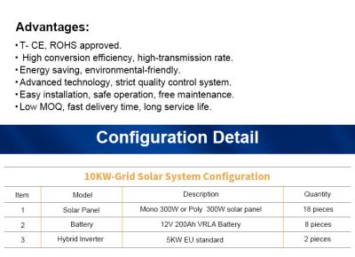 China 60Hz 50Hz Off Grid Solar System 2 Years Warranty Solar Panel Power System for sale