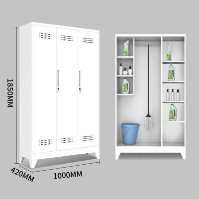 China 0.5~1.2mm Kast van de het Balkon de Schoonmakende Opslag van Staal Archiefkasten Te koop
