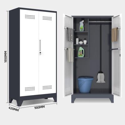 China 0.5~1.2mm Kast van de het Balkon de Schoonmakende Opslag van Staal Archiefkasten Te koop