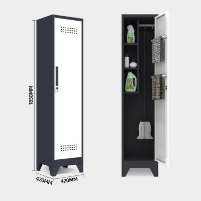 China 0.5~1.2mm Kast van de het Balkon de Schoonmakende Opslag van Staal Archiefkasten Te koop