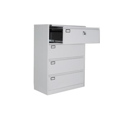 Cina Armadietto di stoccaggio a quattro cassetti in acciaio laminato a freddo Cyber ​​Lock laterale in metallo in vendita