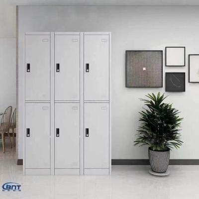 China Good Quality Gym/ Dormitory/ School Student  Stuff Used 6 Door Steel Storage Clothes Metal Locker 3L-B2 for sale