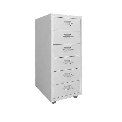 China Colorful Bestseller Colorful and Popular Drawer 6 Drawer Metal File Cabinet with Wheels for sale
