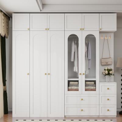China French Home Furnishing Multiple Combination of Large Capacity Wardrobe in the Bedroom for sale