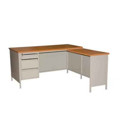 China Cheap Furnture MDF  Wooden Office Desk for Computer or Financial Department Office Table for sale